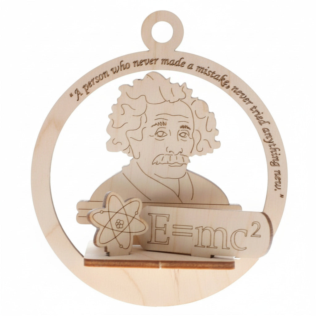 Einstein Inspired Ornament – scienceSeeds