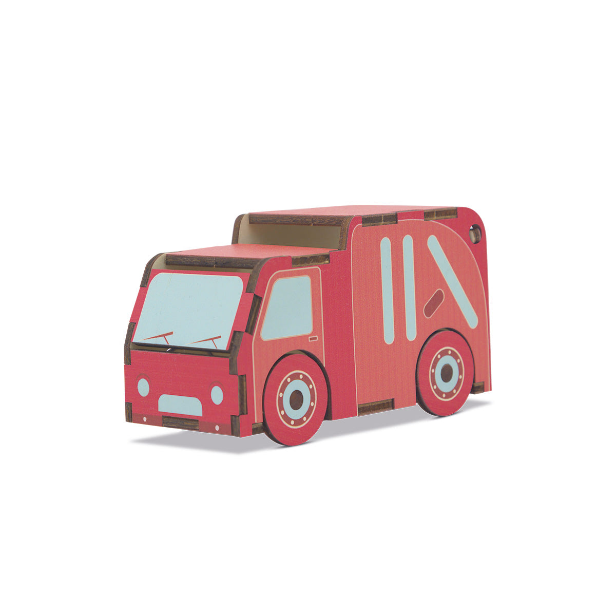 DIY Vintage Red Garbage Truck – scienceSeeds